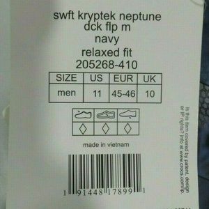 CROCS | Shoes | Crocs Mens Kryptek Neptune Deck Flip Flops | Poshmark